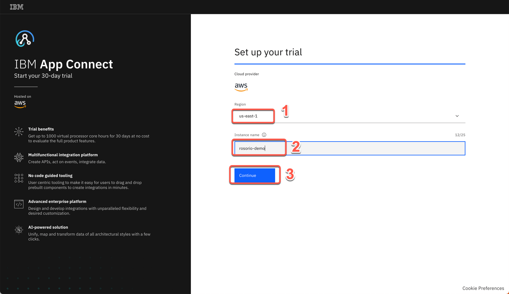 Accessing IBM API Connect and IBM App Connect on AWS