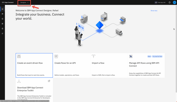 Accessing IBM API Connect and IBM App Connect on AWS