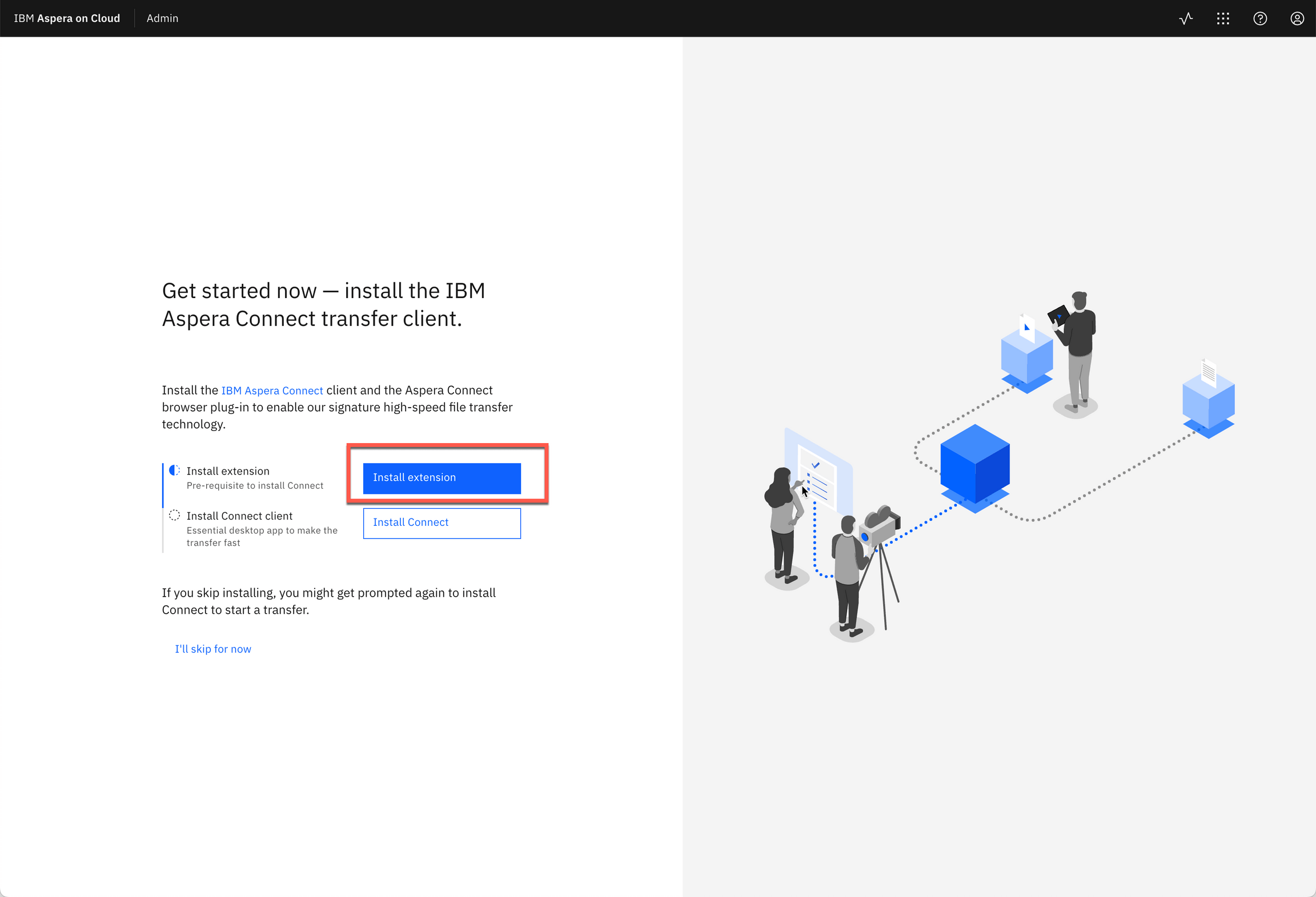 Fast File Transfer Demo for Technical Sales using Aspera On Cloud