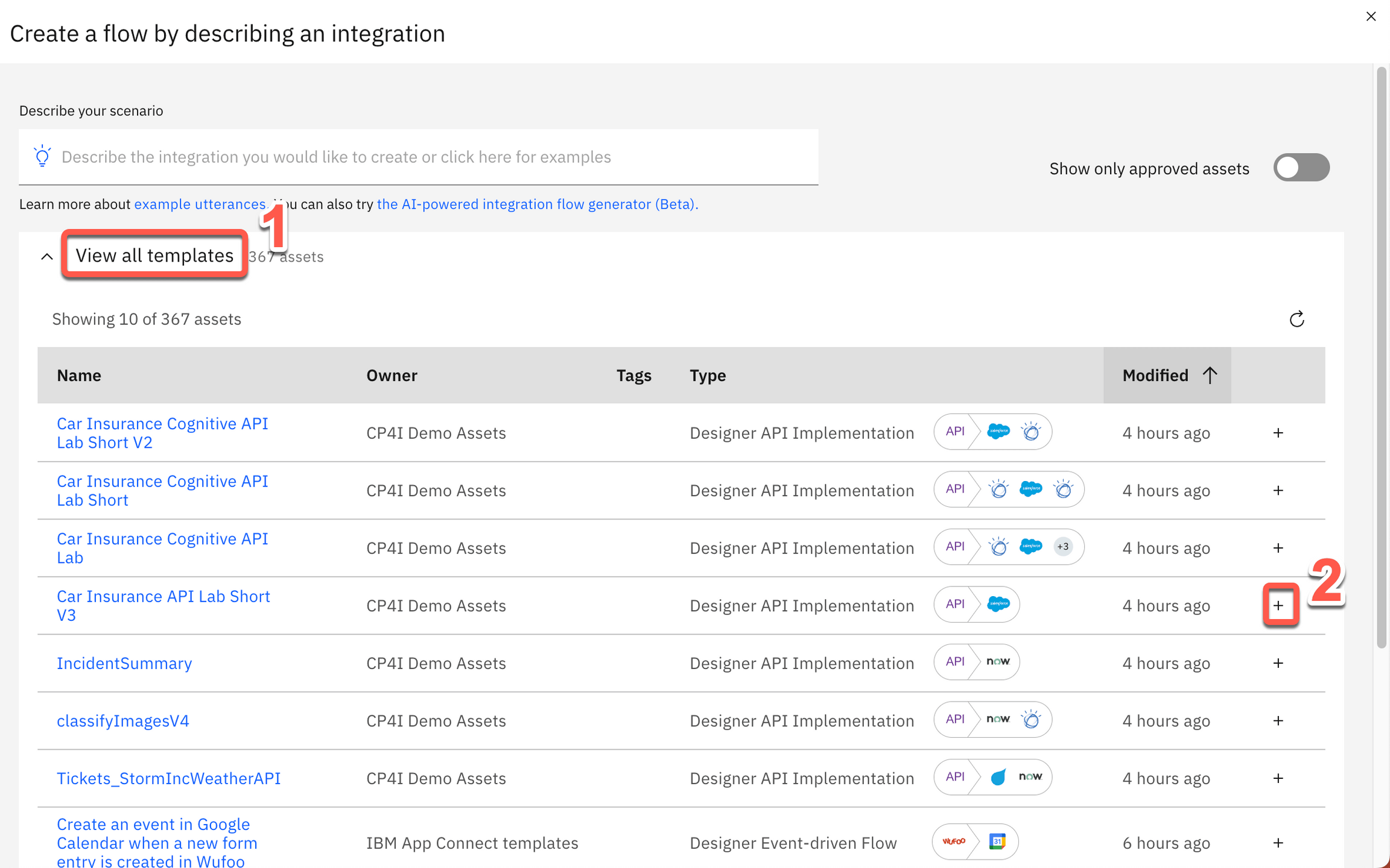 CP4I for Technical Sales - API Demo