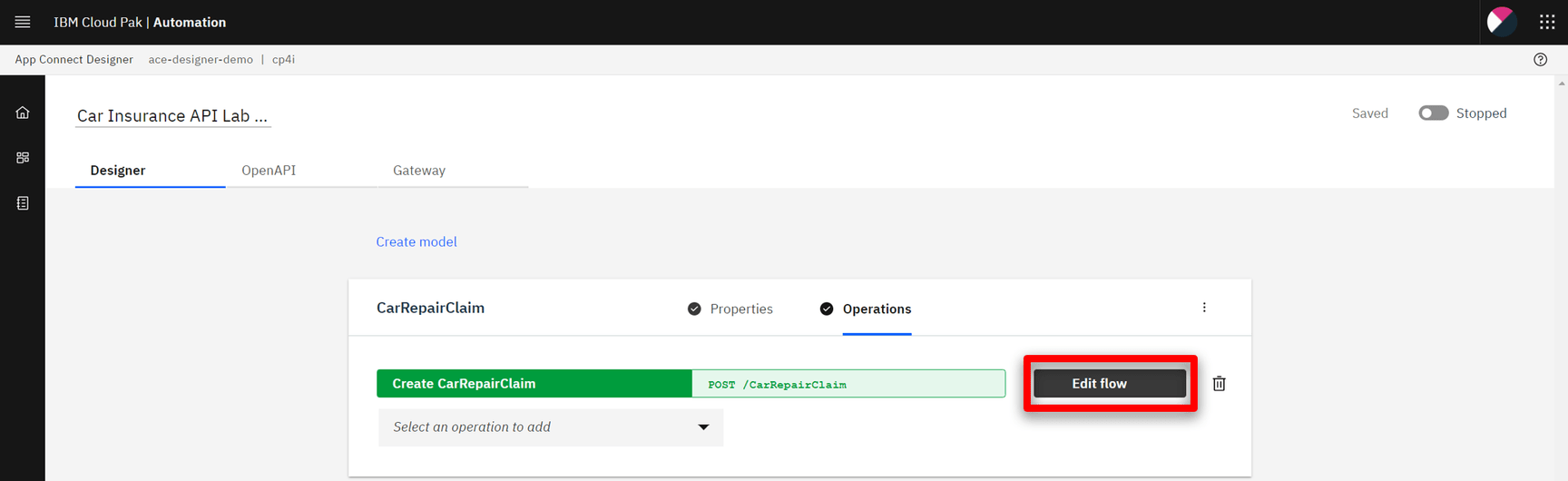 CP4I for Technical Sales - API Demo